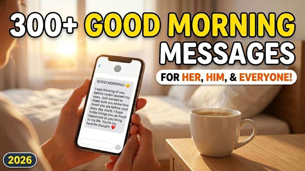 Good Morning Messages: 300+ Texts, Quotes & Wishes (2026) - MessageAR